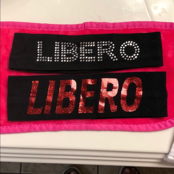 Accessories | 2 Volleyball Libero Black Headbands With Lettering | Poshmark